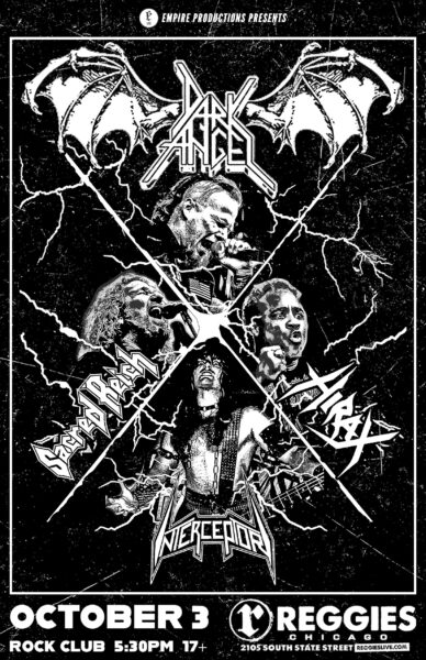 DARK ANGEL, SACRED REICH, HIRAX, INTERCEPTOR @ Reggie's Rock Club ...